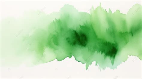 생생한 녹색 수채화 얼룩 추상 손으로 그린 텍스처 배경 카드 및 배너에 대해 격리 배경 배너 수채화 배경 일러스트 및 사진 무료 다운로드 Pngtree