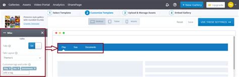 How To Create Tabs In Gallery Help Center — Support — Cincopa