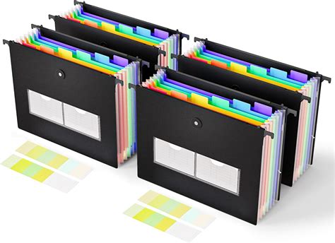 Amazon 24 Pack Hanging File Folders Letter Size File Cabinet