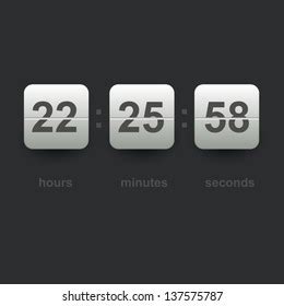 User Interface Clock Stock Vector Royalty Free Shutterstock