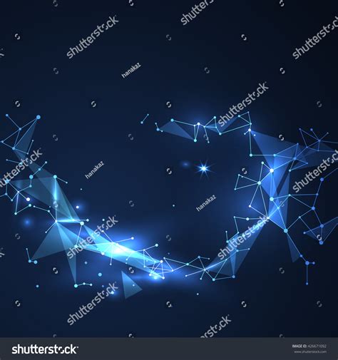 Design Technology Network Connection Background Stock Vector Royalty Free 426671092 Shutterstock