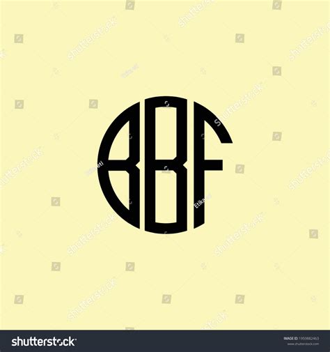 Creative Rounded Initial Letters Bbf Logo Stock Vector Royalty Free 1959882463 Shutterstock