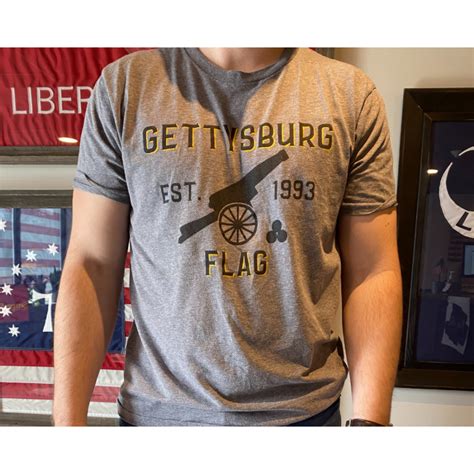 Gettysburg Flag Cannon T Shirt