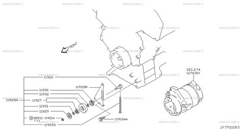 Compressor Bracket Engine For Nissan 350z Z33 5 Generation 07 2002 09 2005 Nissan Car And