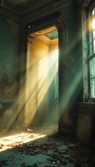 Free Light Through Time Image Abandoned Mirror Sunbeams Download
