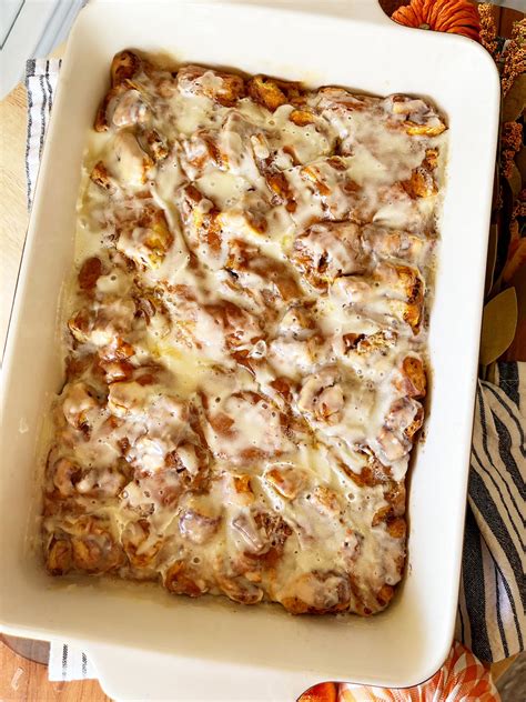 Pumpkin Cinnamon Roll Bake Chase Laughter