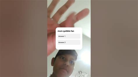 Msm Quibble Fan Youtube