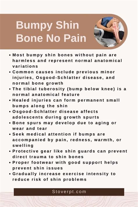 Bumpy Shin Bone No Pain Causes And When To Worry