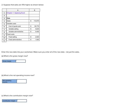 solved a b 1 chapter 1 applying excel n 3 data 4 96 500 5