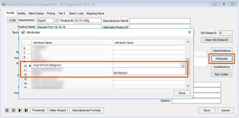 Attribute Values Agvance Help Center