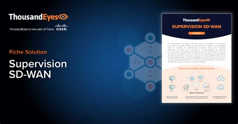 Supervision SD WAN Fiche Solution
