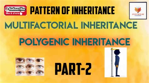 Multifactorial And Polygenic Inheritance Part 2 Youtube