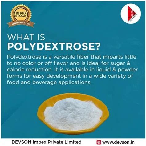 Polydextrose Powder Make Tate And Lyle 25 Kg At ₹ 125kg In Mumbai Id
