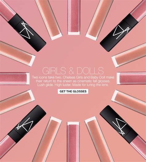 Nars Beauty Lipgloss Pattern Animation  Design In Emails Lipstick Designs Cosmetic