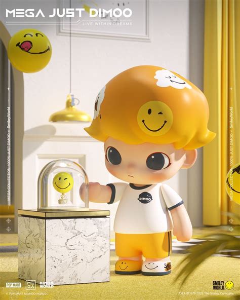 Mega Collection 1000 Just Dimoo X Smileyworld Art Toys Design Art