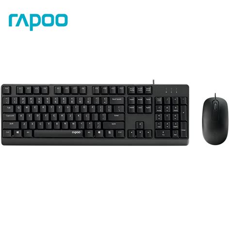 Rapoo Nx1500 Keyboard And Mouse Set Wired Mouse And Optical Keyboard