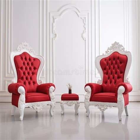 Cadeira Vermelha De Luxo Real Do Trono Ilustra O Stock Ilustra O De Cultura Experi Ncia