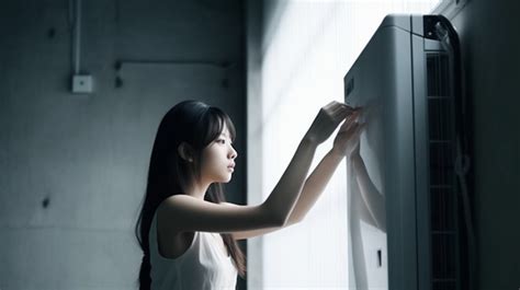 에어컨을 보고 있는 아시아 여성 에어컨 여성 흰색 배경 고화질 사진 사진 손 배경 일러스트 및 사진 무료 다운로드 Pngtree