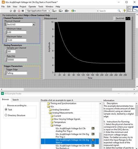 Unable To Properly Configure MCC Board With LabVIEW Data Acquisition DAQ Data Logging