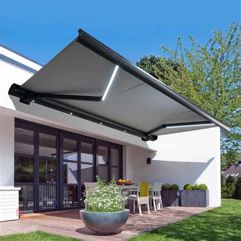 Electric Retract Heavy Duty Awning 6m Manual Wall Mounted