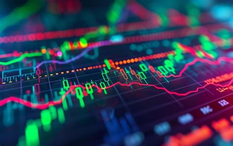 Premium Ai Image Dynamic Stock Market Data Visualization
