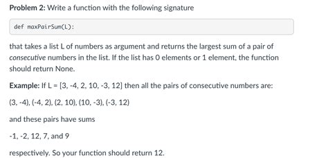 solved problem 2 write a function with the following