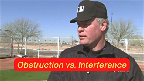 Obstruction Vs Interference Whats The Difference Baseball Rules