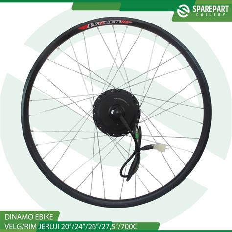 Jual Ebike Kit Sepeda Listrik Dinamo Bldc Roda Belakang 36v350w Dan