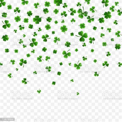 녹색 네와 나무 3d 잎 클로버와 세인트 패트릭의 날 테두리 아일랜드어 행운과 성공 상징 벡터 일러스트 3차원 형태에 대한 스톡 벡터 아트 및 기타 이미지 Istock