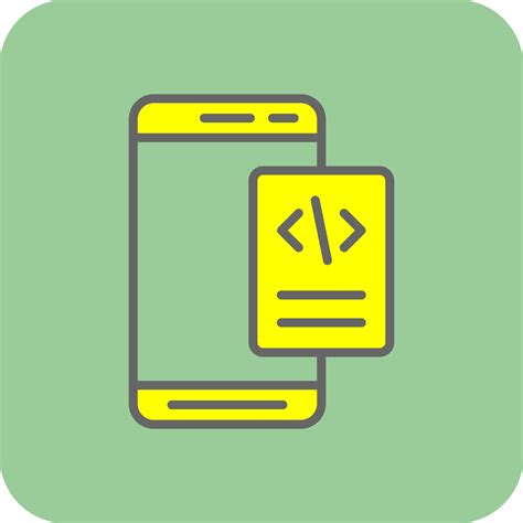 Mobile Coding Vector Icon Design 28044834 Vector Art At Vecteezy