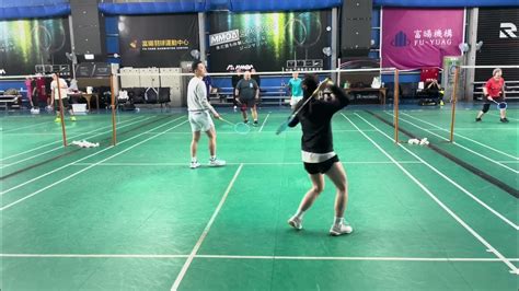 羽球vlog 🏸miniandjordan🆚wellenand百恩羽毛球badminton混雙男雙 Youtube