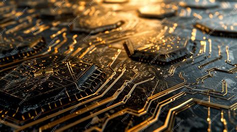 Premium Photo Design A Hexagonal Microprocessor Pattern Forming A Dd