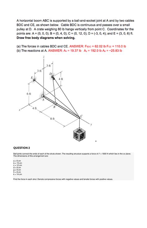 6 June Tutorial Apm01a1 Apm01a1 Question 2 Ball Joints Connect