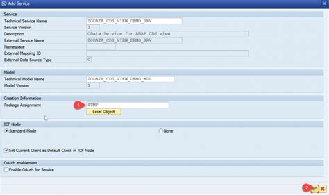 How To Create Odata Service For Abap Cds View Using Mapping Editor In Segw