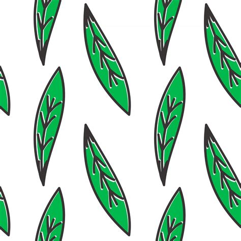 Tree Leaves Floral Seamless Pattern For Background Textile Print Vector Art At Vecteezy