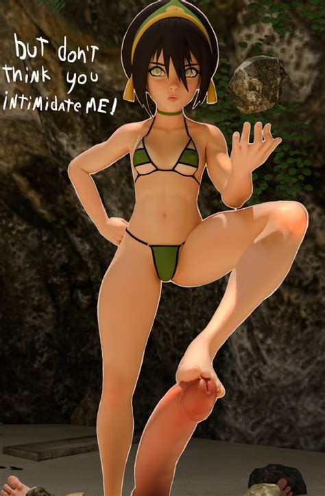 Rule 34 3d Artist Request Avatar The Last Airbender Bikini Blind Breasts Dialogue Earthbending