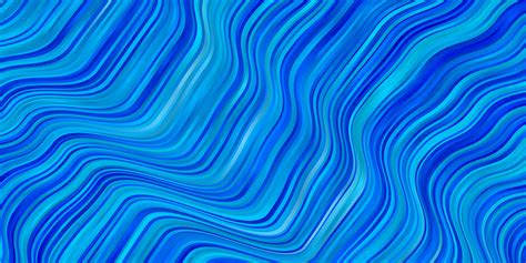 Light Blue Vector Template With Wry Lines Illustration In Abstract Style With Gradient Curved