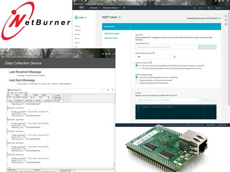 how to connect an embedded system to aws iot core with mqtt