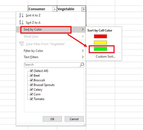 Ways To Sort By Color In Microsoft Excel How To Excel