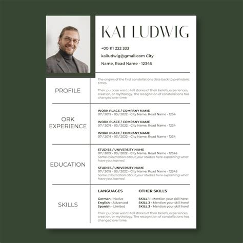 Modèle De Conception De Cv Darchitecte Vecteur Gratuite