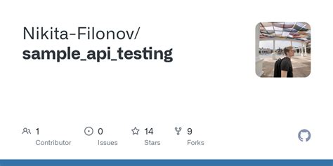 Github Nikita Filonovsampleapitesting