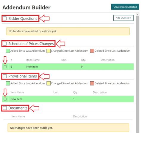 How To Create An Addendum