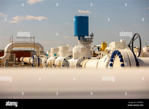 Construction Site Of An Interconnected Natural Gas Transmission
