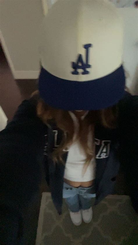 Dodger Girl In 2025 Girls Baseball Outfit Dodgers Girl Outfits With