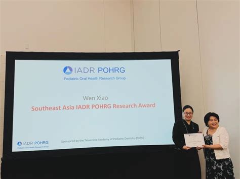 Wen Xiao On Linkedin I Wined 2024 Iadr International Association Of Dental Research Pediatric…
