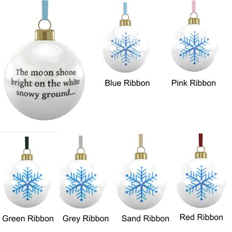 The Moon Shone Bright Bone China Bauble Bear Loves