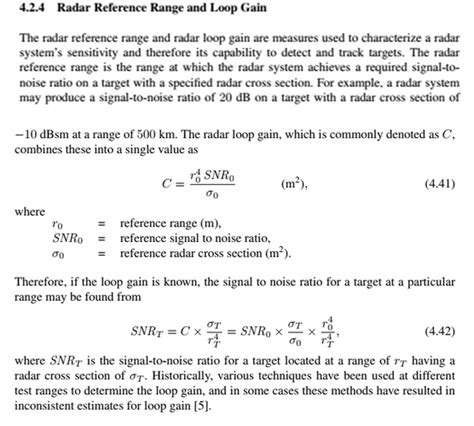 defining radar sensitivity with loop gain secret projects forum