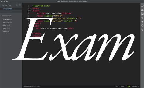 Html Exam Cis 102
