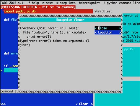 Pudb使用指南 Legendtkl Pudb使用指南 Legendtkl