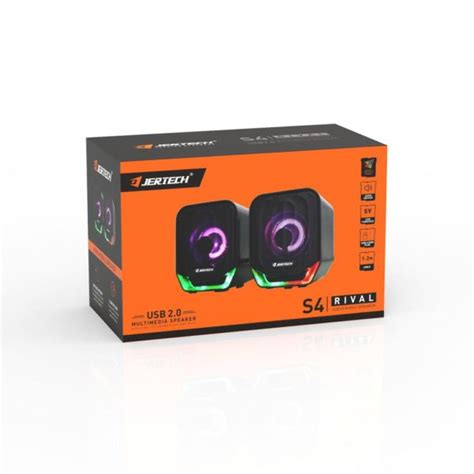 Jertech S4 Led Usb Power Wired Speaker Visiro Technologies